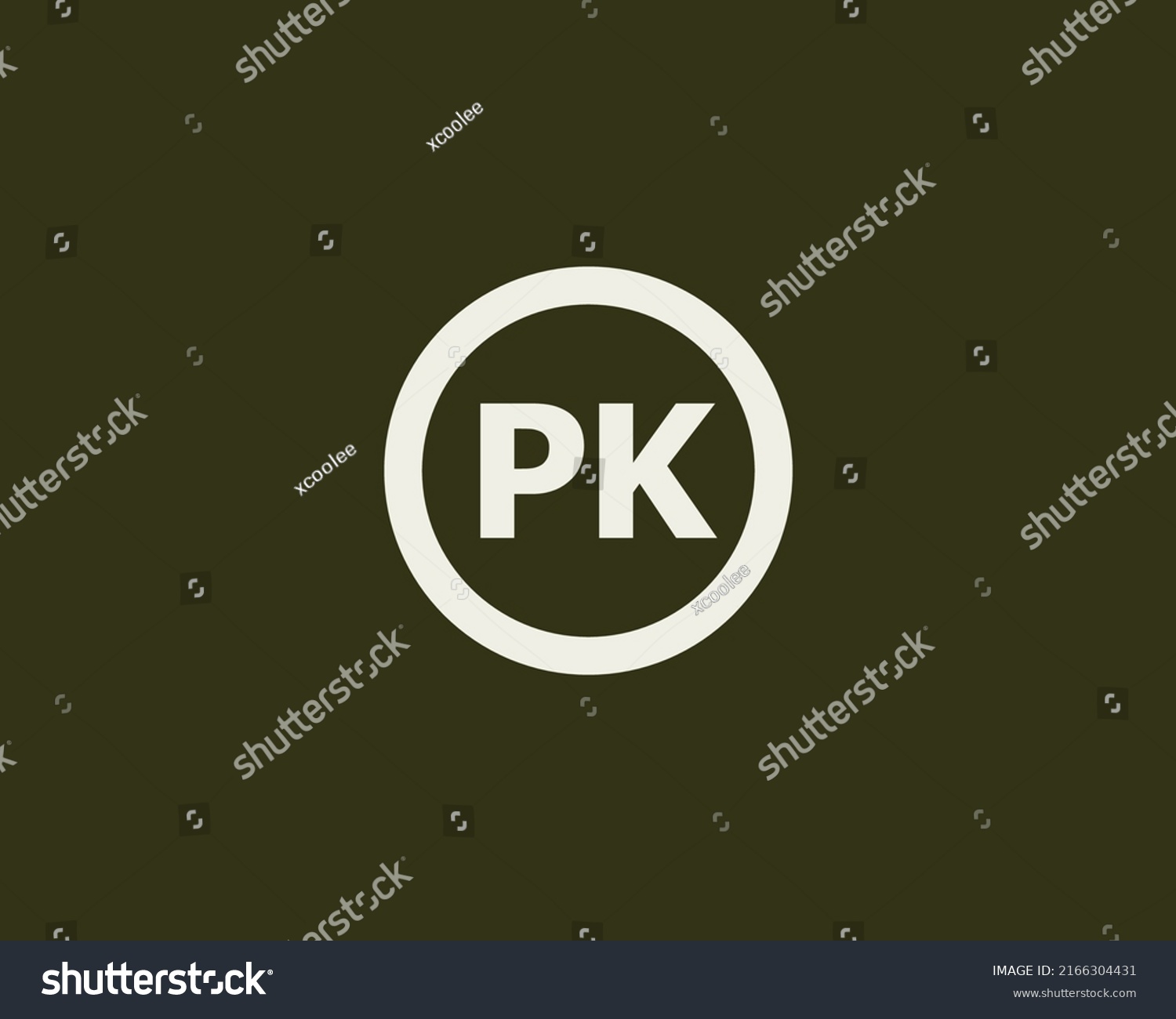 Pk Logo Design Vector Template Stock Vector (Royalty Free) 2166304431 ...