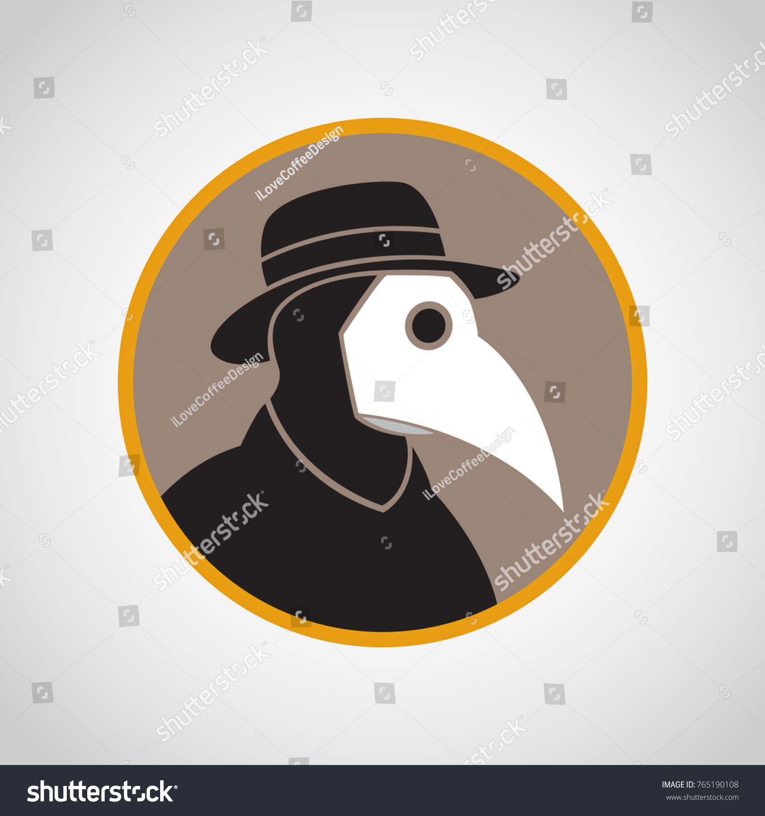 Plague Vector Logo Icon Illustration Stock Vector (Royalty Free) 765190108