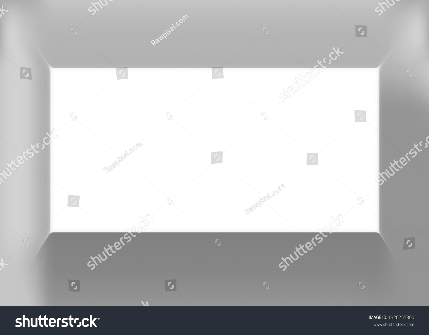 Plain White Paper Banner Vector Stock Vector (Royalty Free) 1326255800 ...