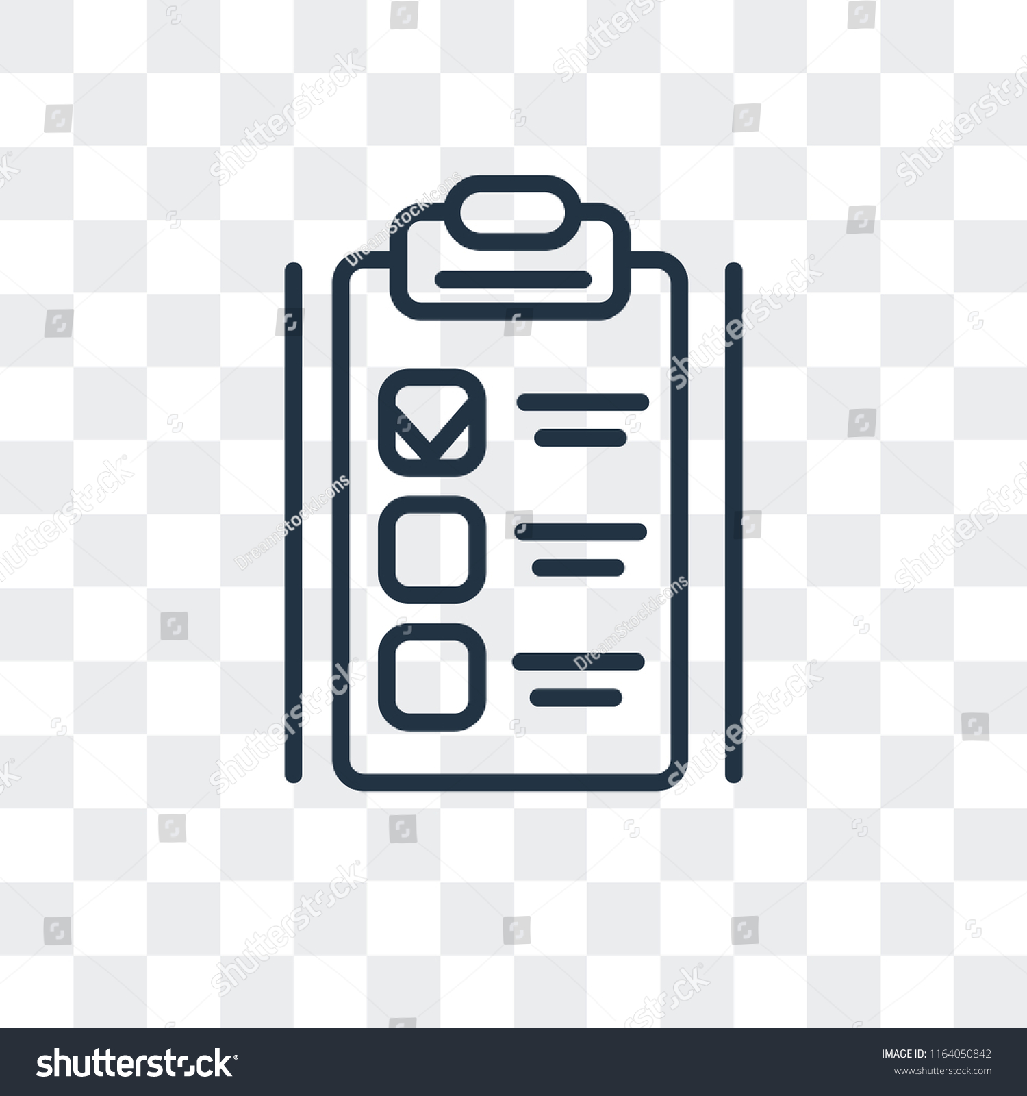 Plan Vector Icon Isolated On Transparent Stock Vector (Royalty Free ...