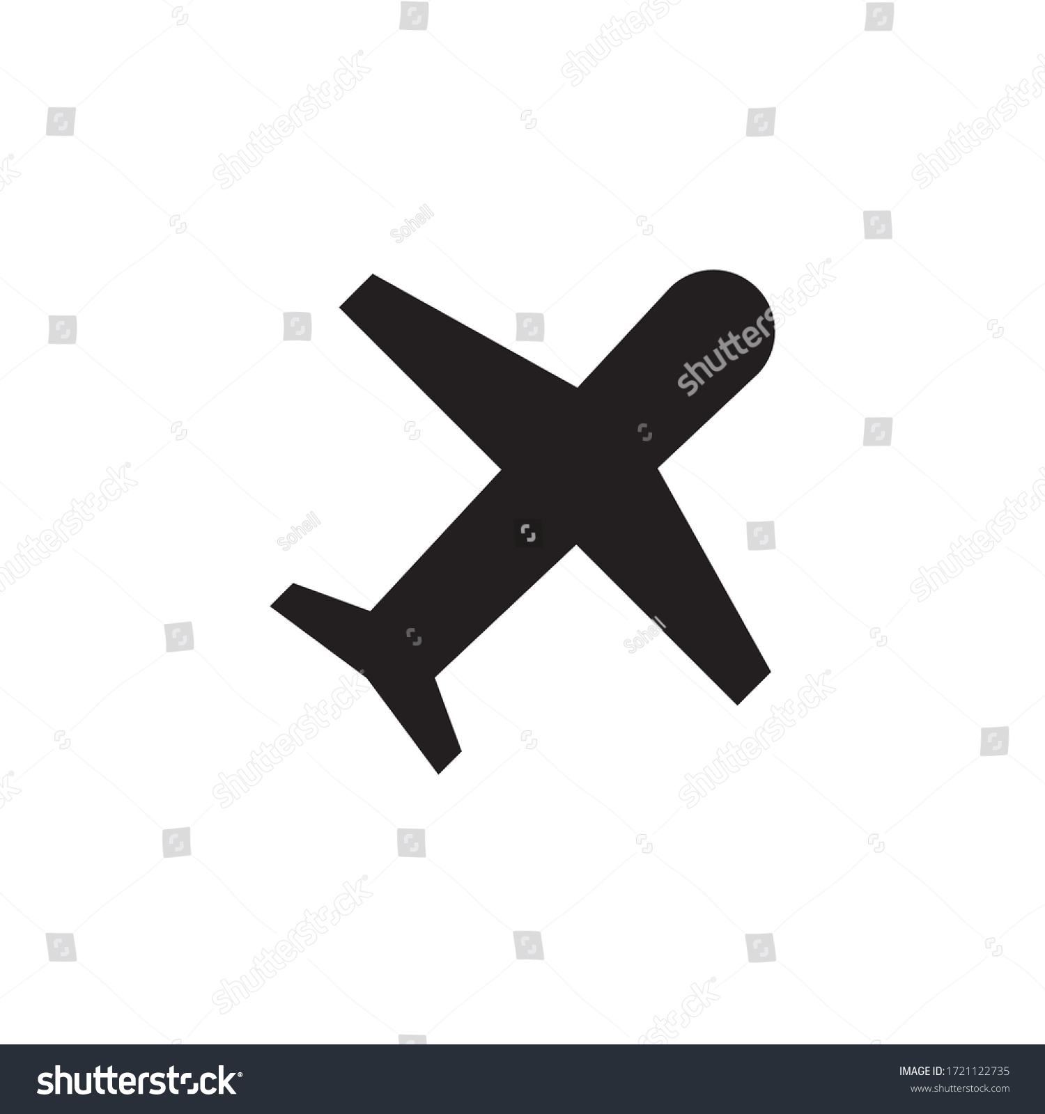 Plane Design Icon Vector Logo Template: เวกเตอร์สต็อก (ปลอดค่าลิขสิทธิ์ ...