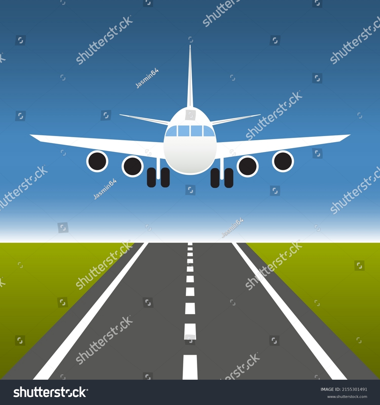 30,045 Plane landing Stock Vectors, Images & Vector Art | Shutterstock