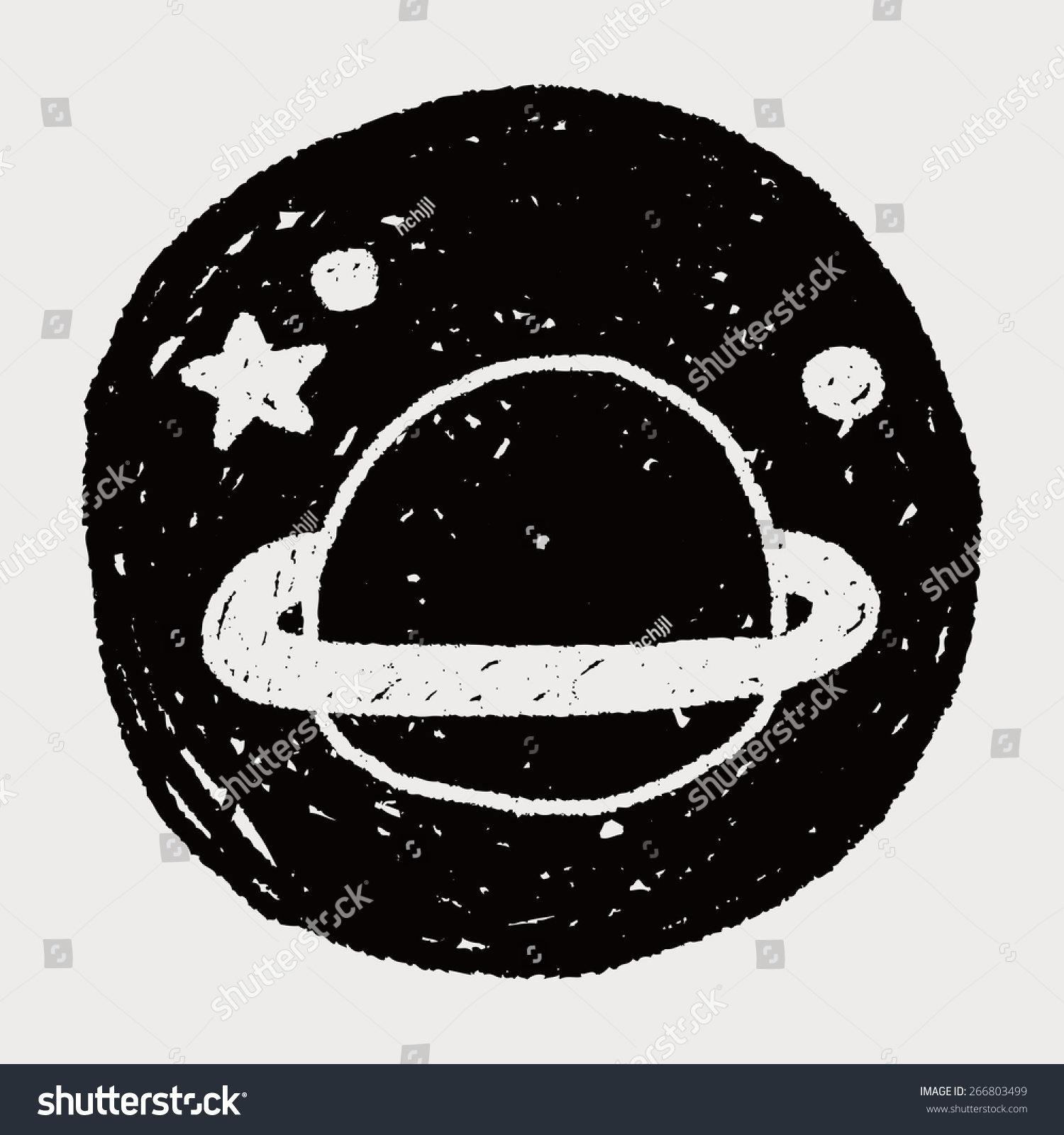 Planet Doodle Drawing Stock Vector (Royalty Free) 266803499 | Shutterstock