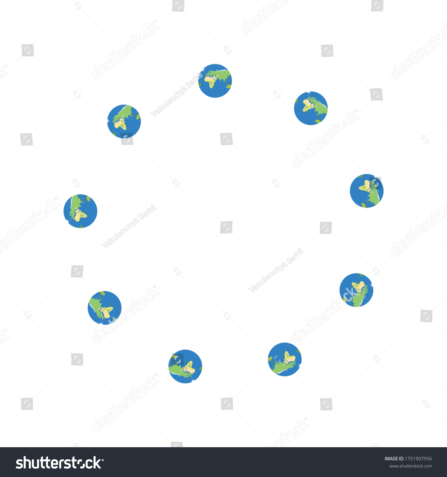 Planets Circle Vector Illustration Stock Vector (Royalty Free ...