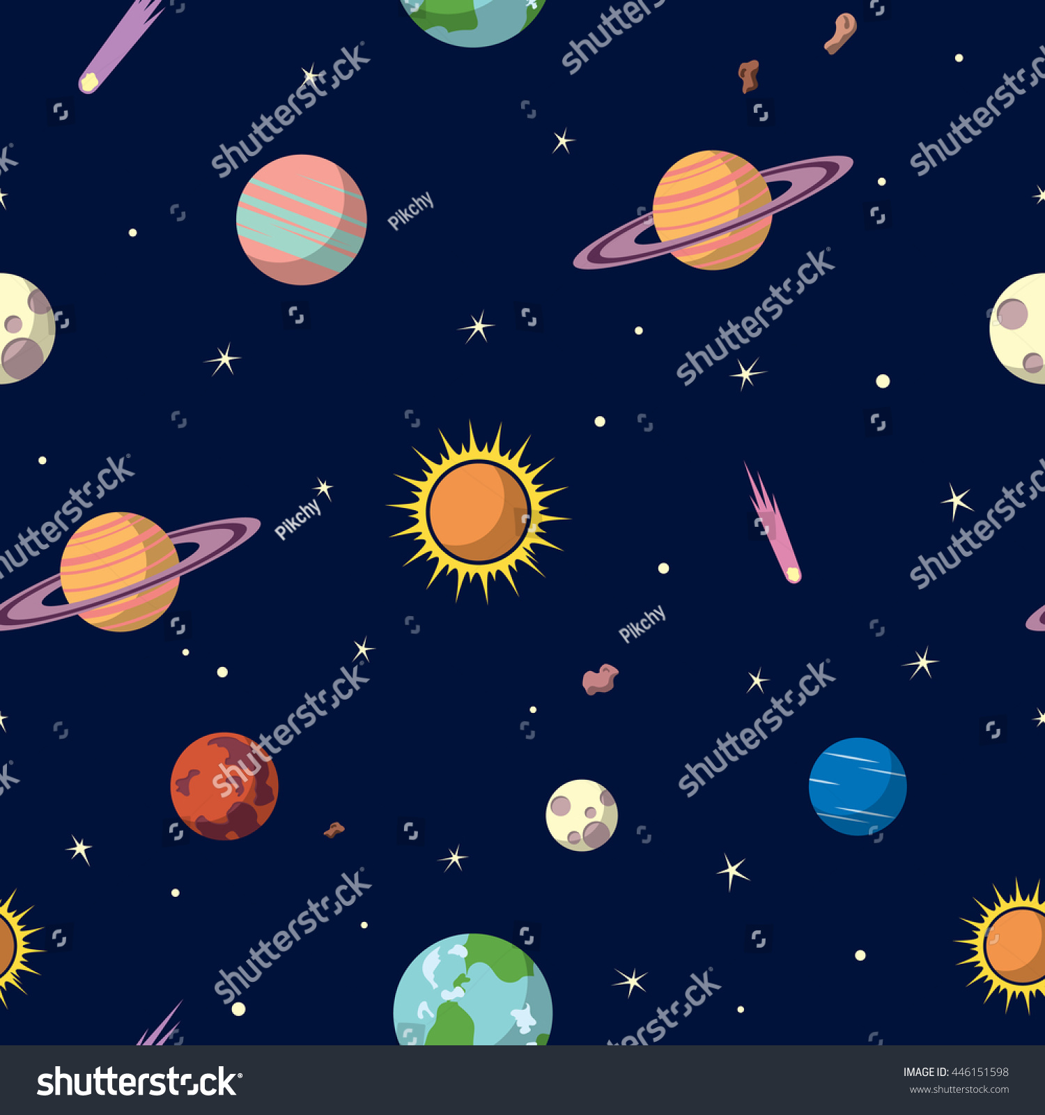 Seamless Space Background