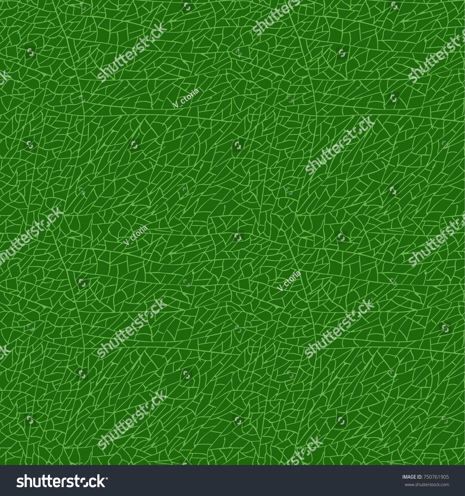 Plant Leaf Texture Seamless Pattern Background Stock Vector (Royalty ...
