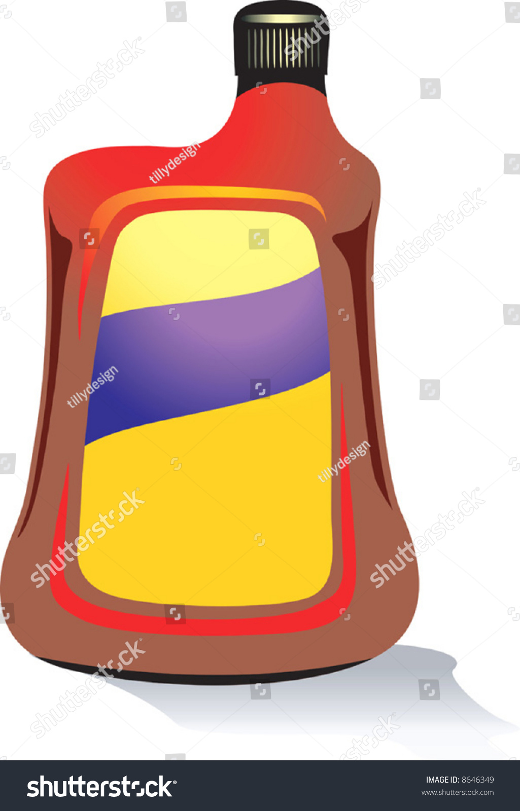 Plastic Container Lubricants Stock Vector (Royalty Free) 8646349 ...