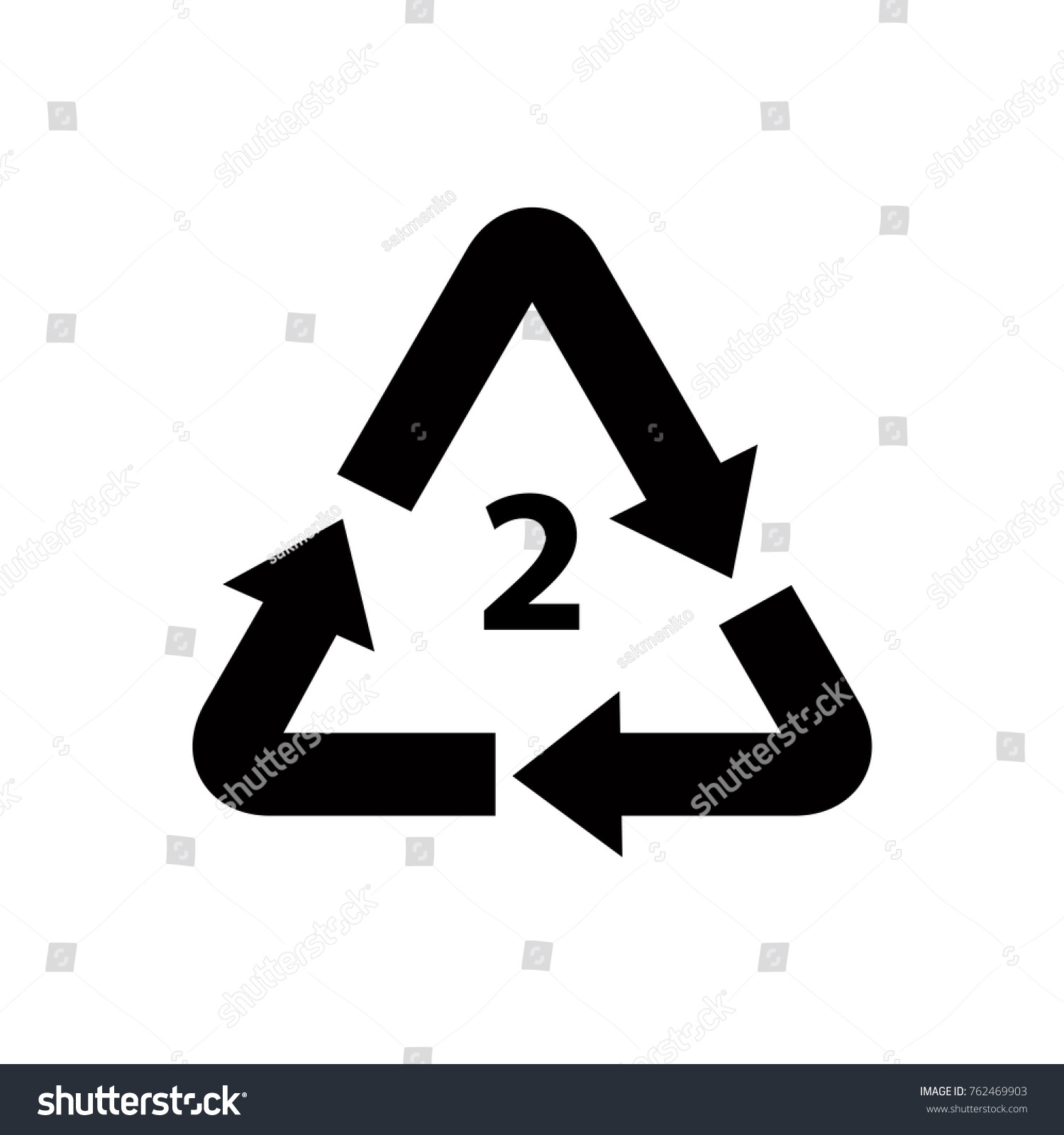 Plastic Recycling Numbers 스톡 벡터(로열티 프리) 762469903 | Shutterstock