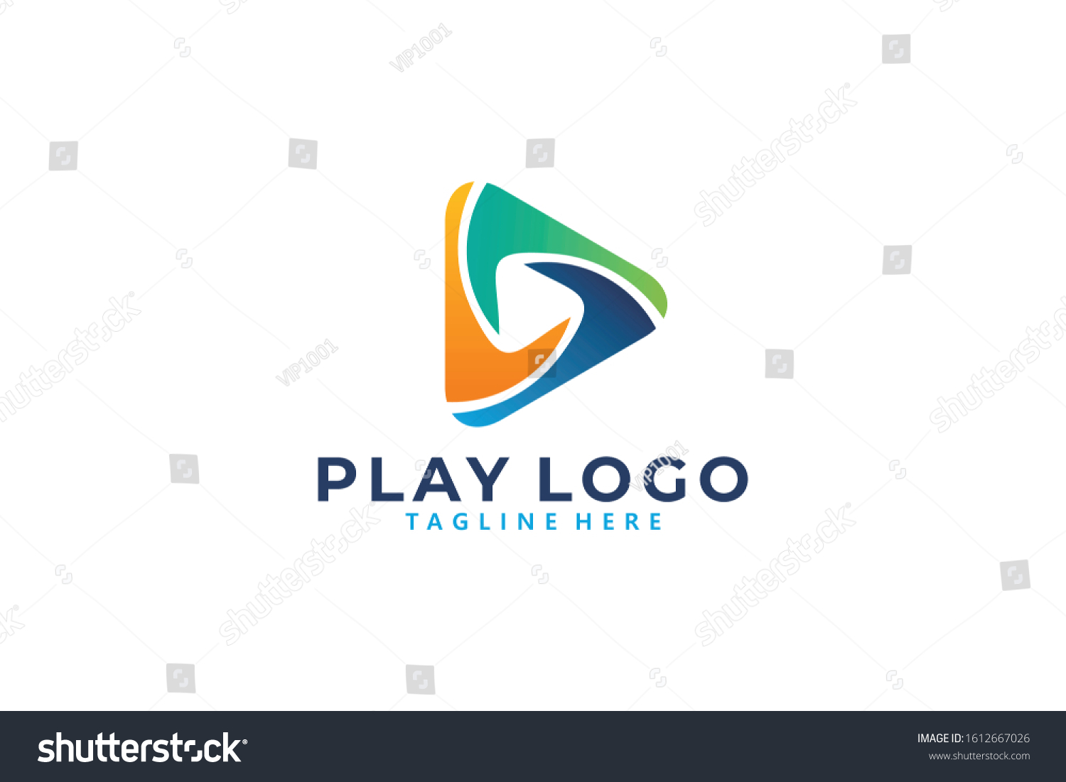 Play Logo Icon Vector Isolated Stock Vector (Royalty Free) 1612667026 ...