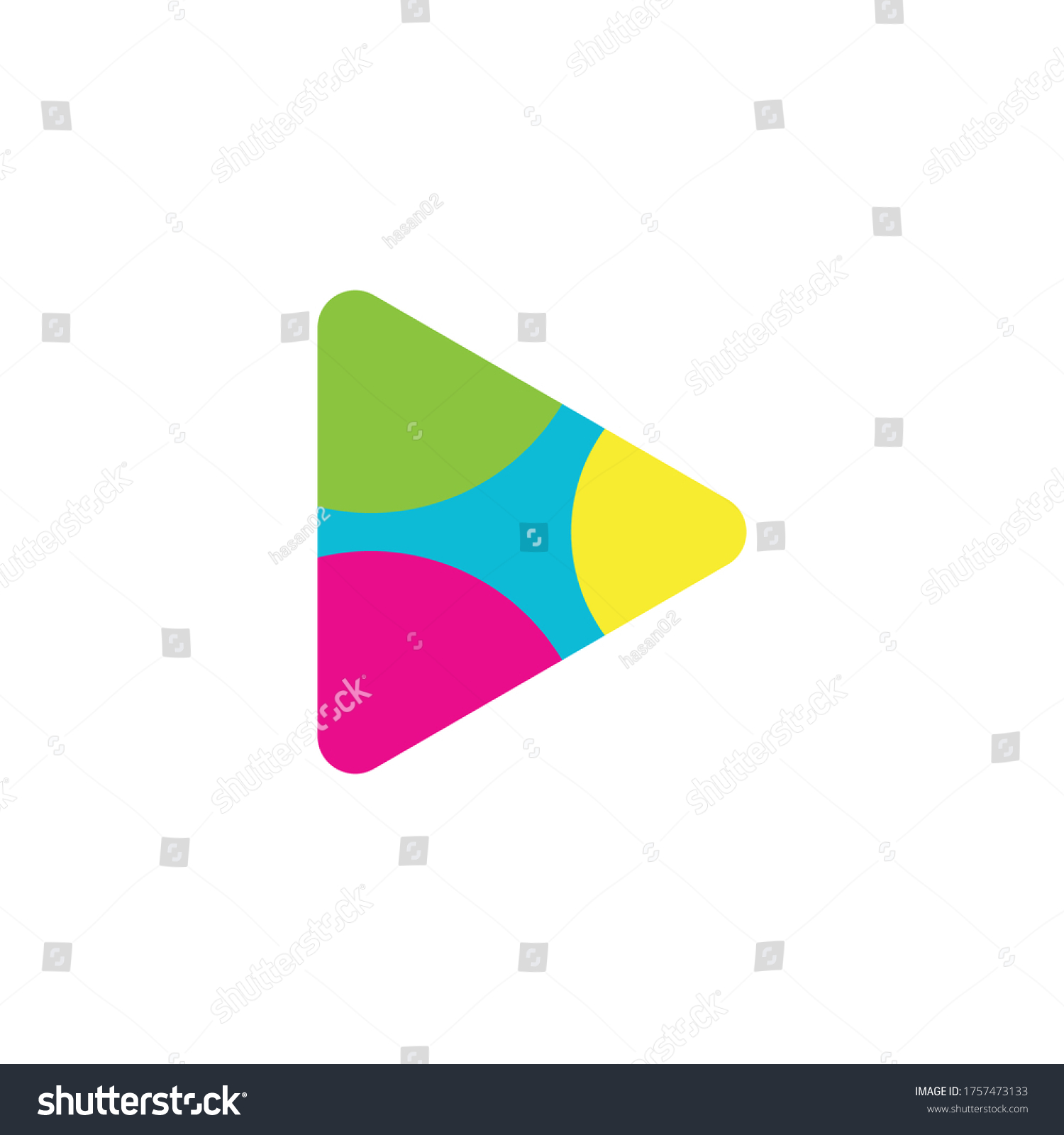 Play Logo Vector Template Design: เวกเตอร์สต็อก (ปลอดค่าลิขสิทธิ์ ...