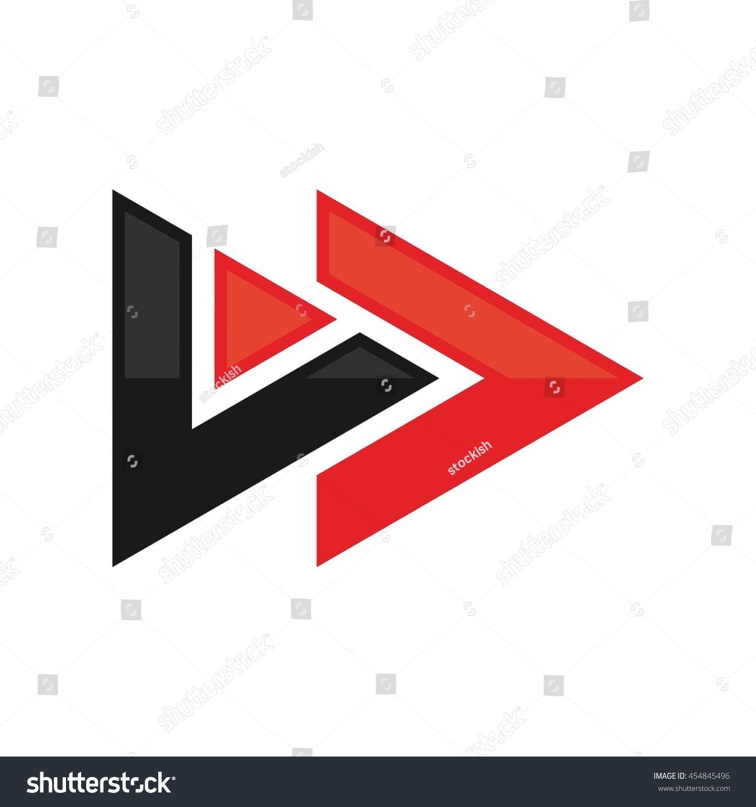 Play Symbol Logo Vector: vector de stock (libre de regalías) 454845496 ...