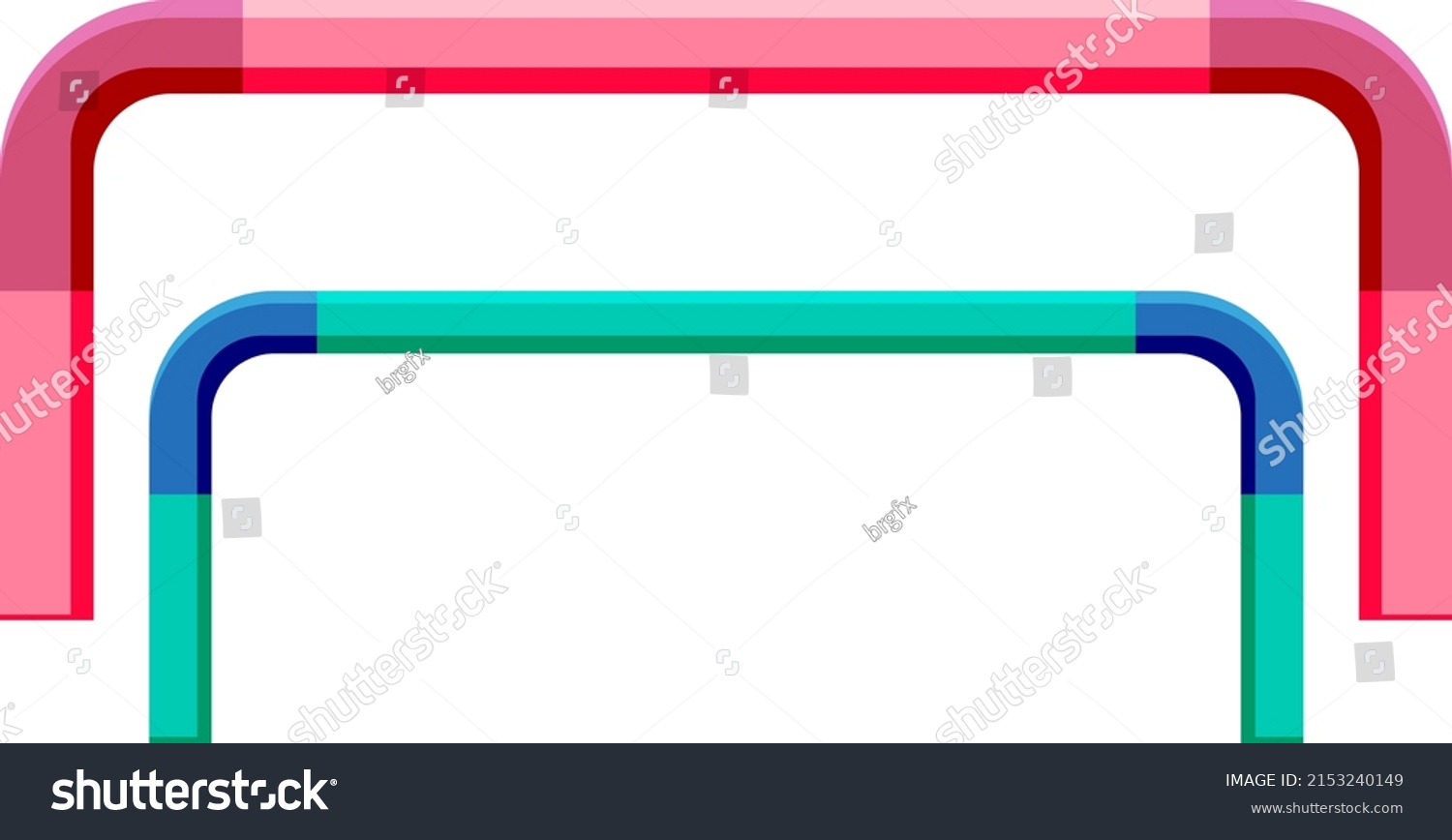 Playground Parallel Bars On White Background Stock Vector (Royalty Free ...