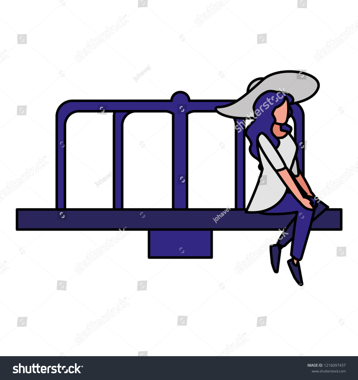 Playground Roundabout Design Stock Vector (Royalty Free) 1216097437 ...
