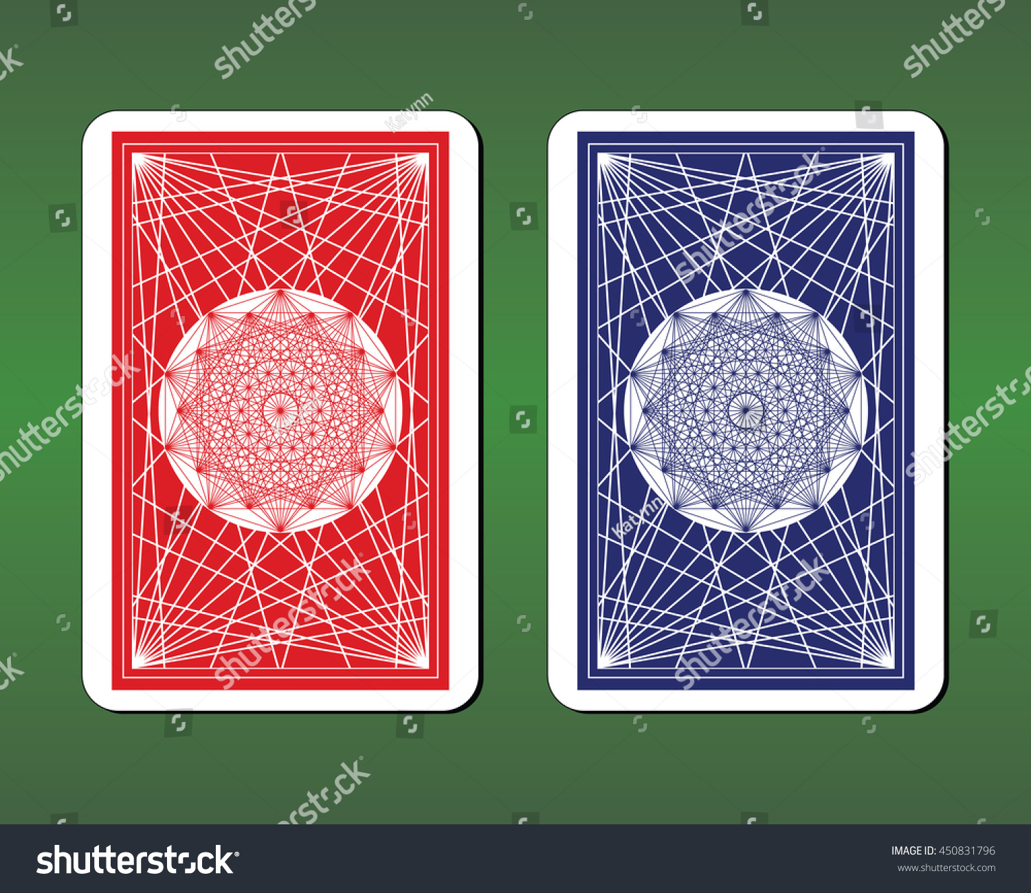 Playing Card Back Designs Stock Vector (Royalty Free) 450831796 Playing Card Back Designs Stock Vector (Royalty Free) 450831796