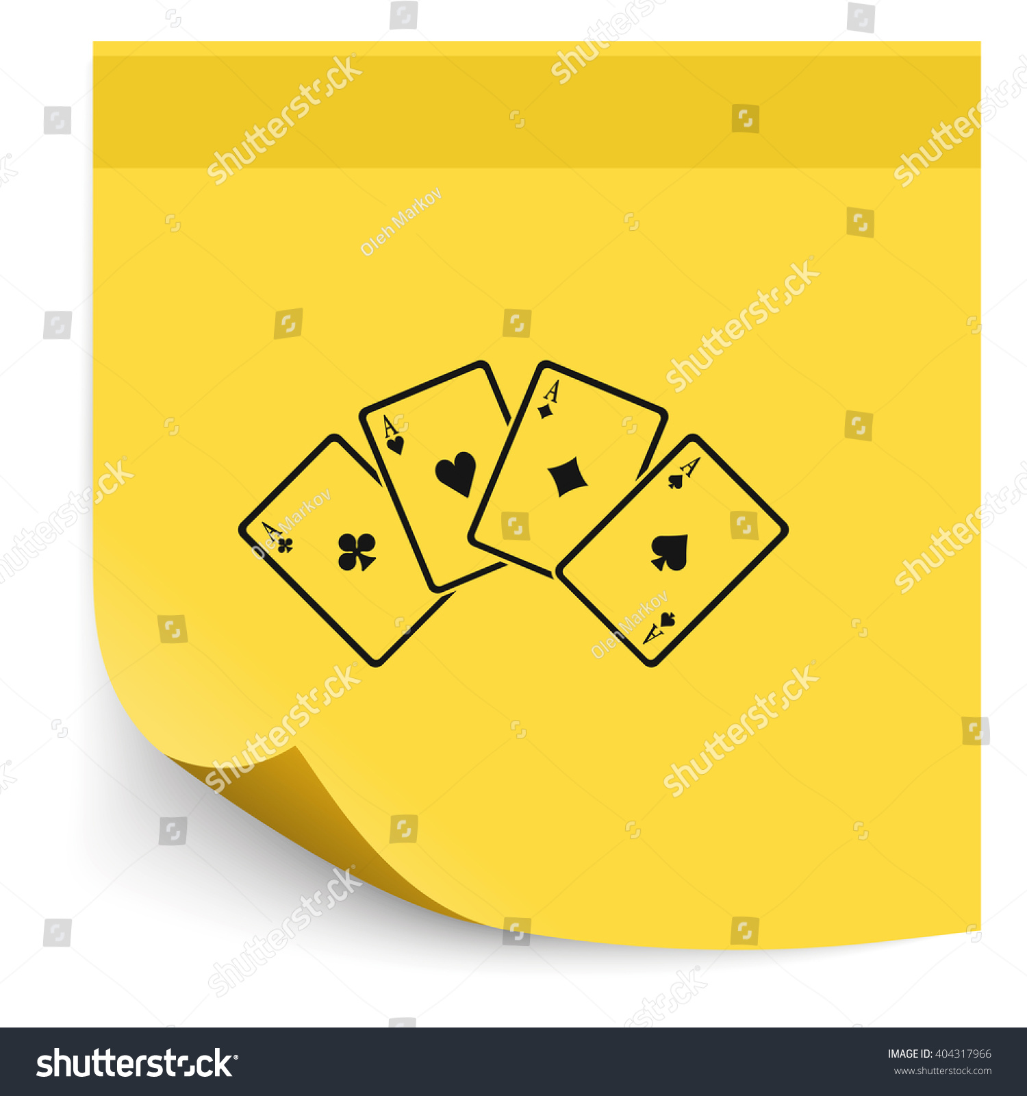 Playing Cards Illustration Stock Vector (Royalty Free) 404317966 ...