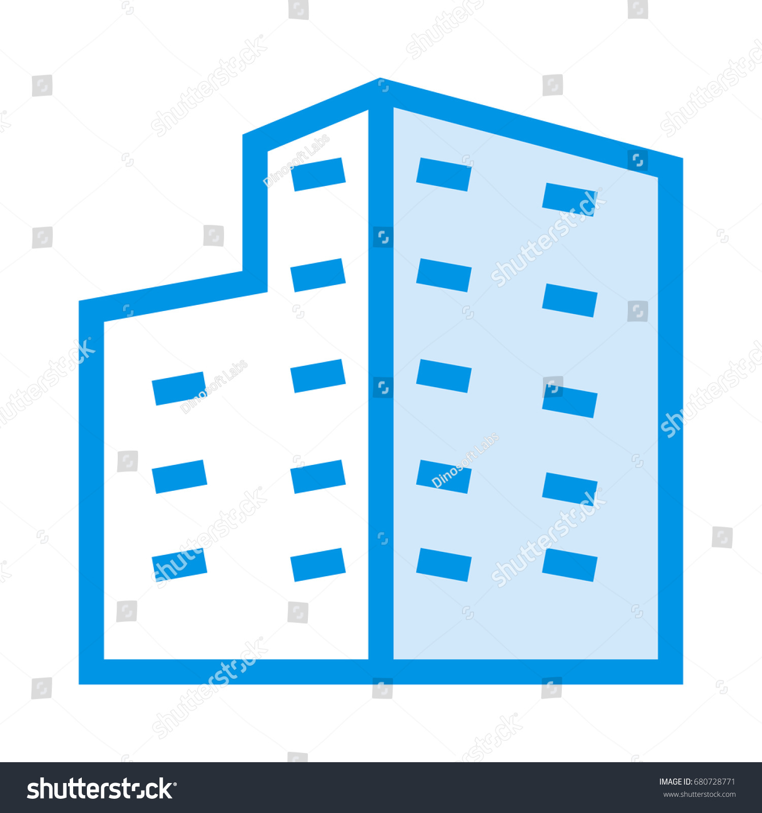 Plaza Icon Stock Vector (Royalty Free) 680728771 | Shutterstock