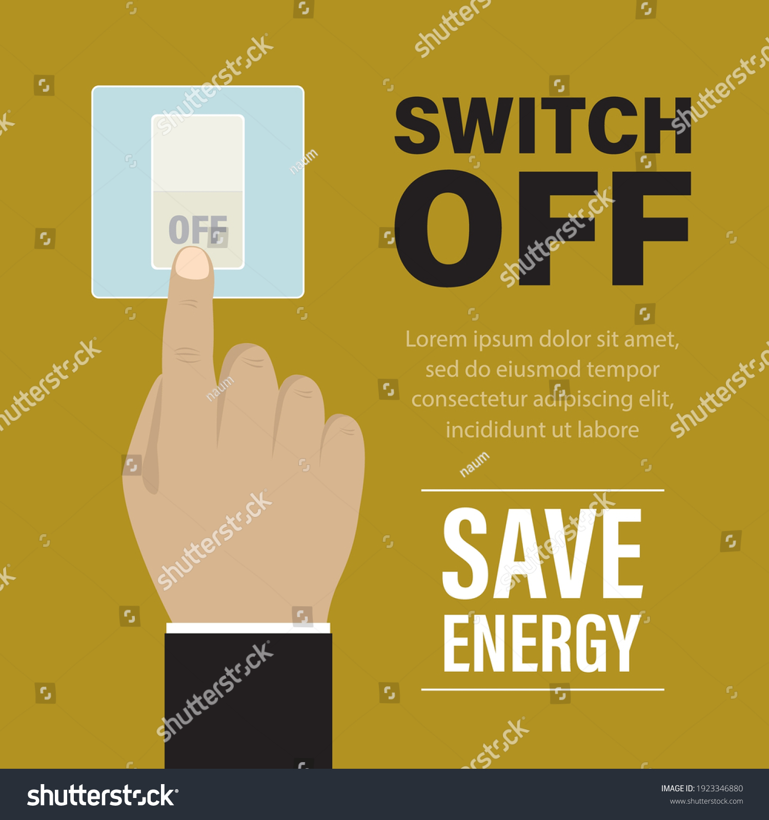 Please Switch Off Electricity Save Energy Stock Vector (Royalty Free ... Please Switch Off Electricity Save Energy Stock Vector (Royalty Free ...