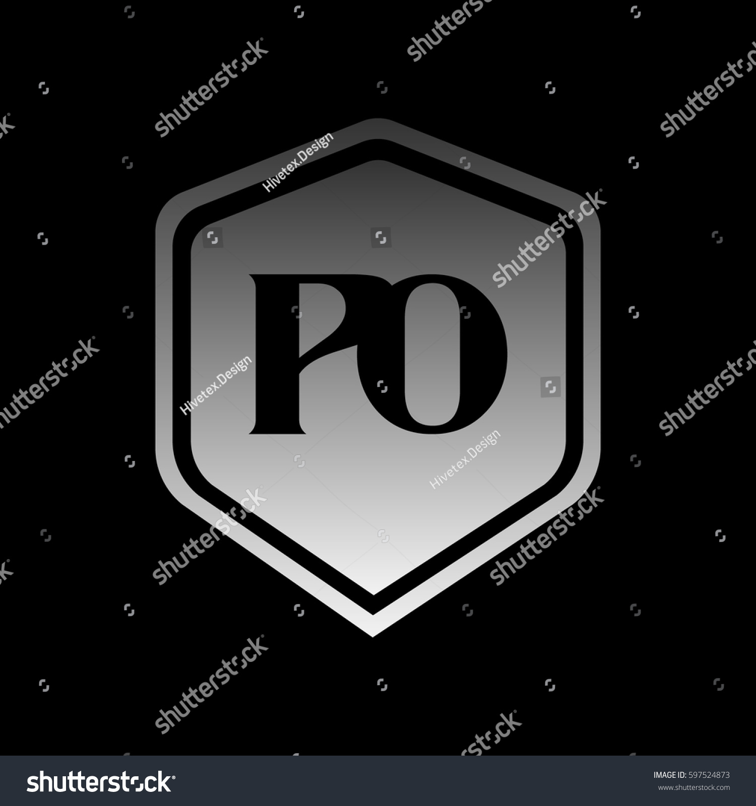Po Logo Stock Vector (Royalty Free) 597524873 | Shutterstock