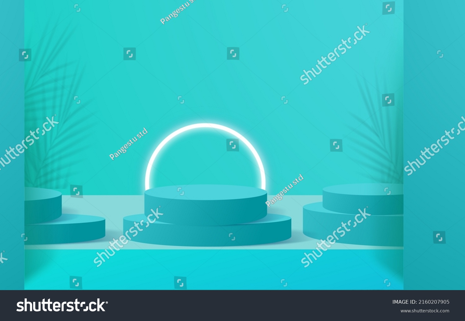Podium Product Display Vector Background Stock Vector (Royalty Free ...