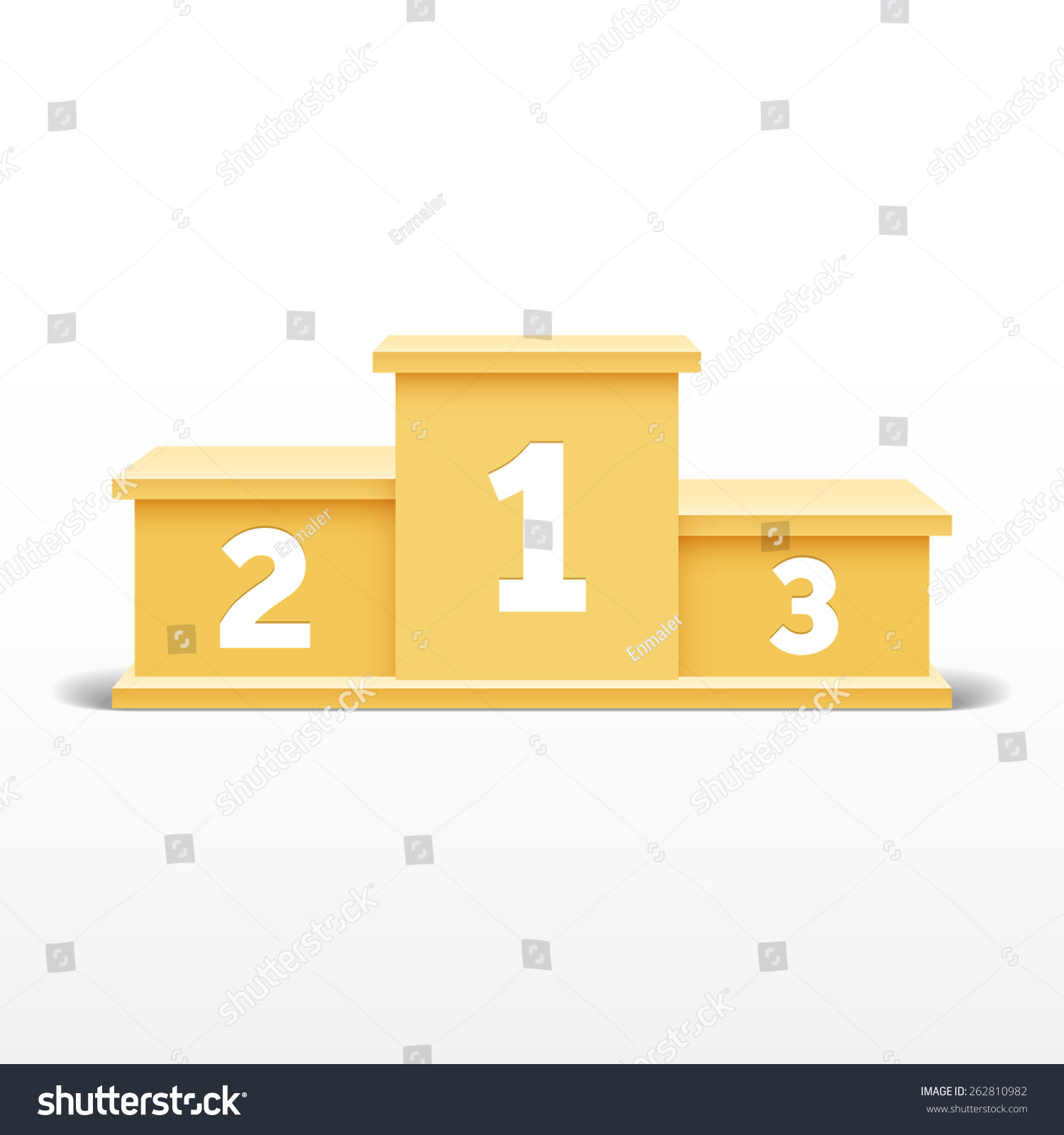 Podium Winners Vector Illustration Stock Vector 262810982 - Shutterstock