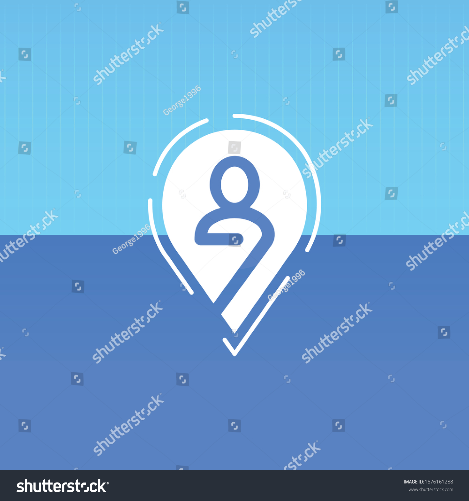 Point Icon Logo Vector Stock Vector (Royalty Free) 1676161288