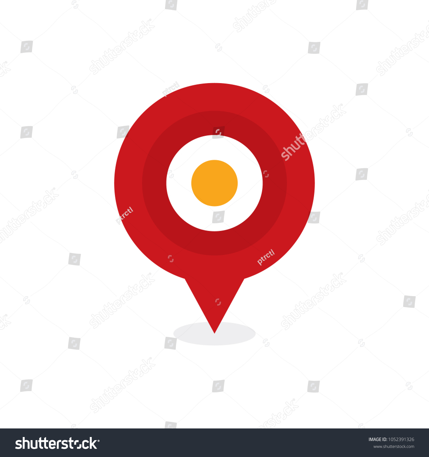 Point Logo Icon Design Stock Vector (Royalty Free) 1052391326