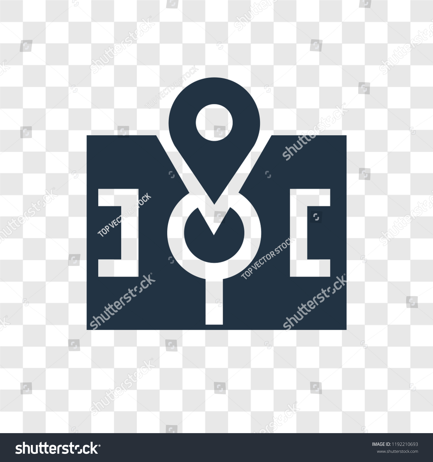 Point Vector Icon Isolated On Transparent Stock Vector (Royalty Free ...