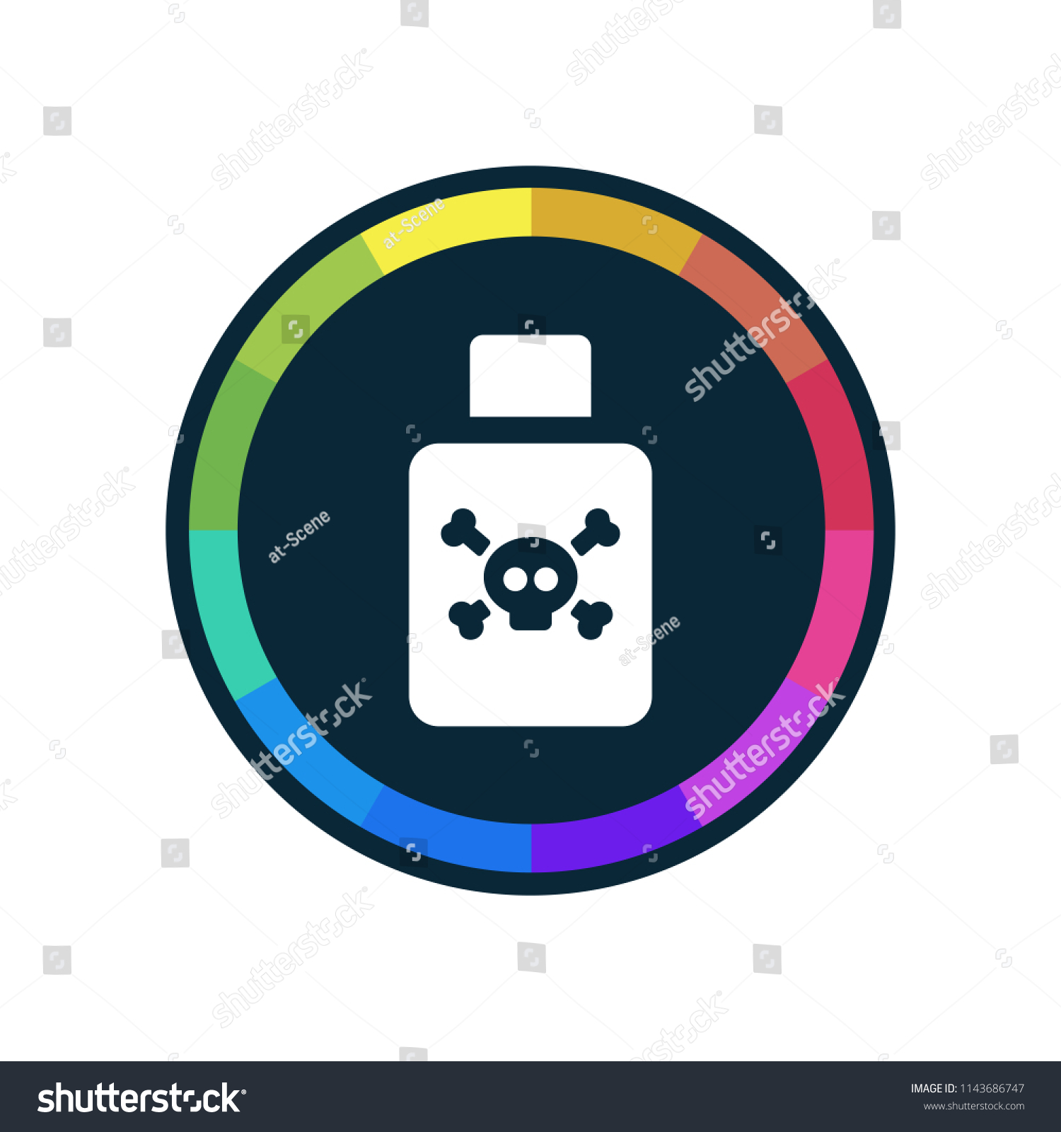 Poison App Icon Stock Vector (Royalty Free) 1143686747 | Shutterstock