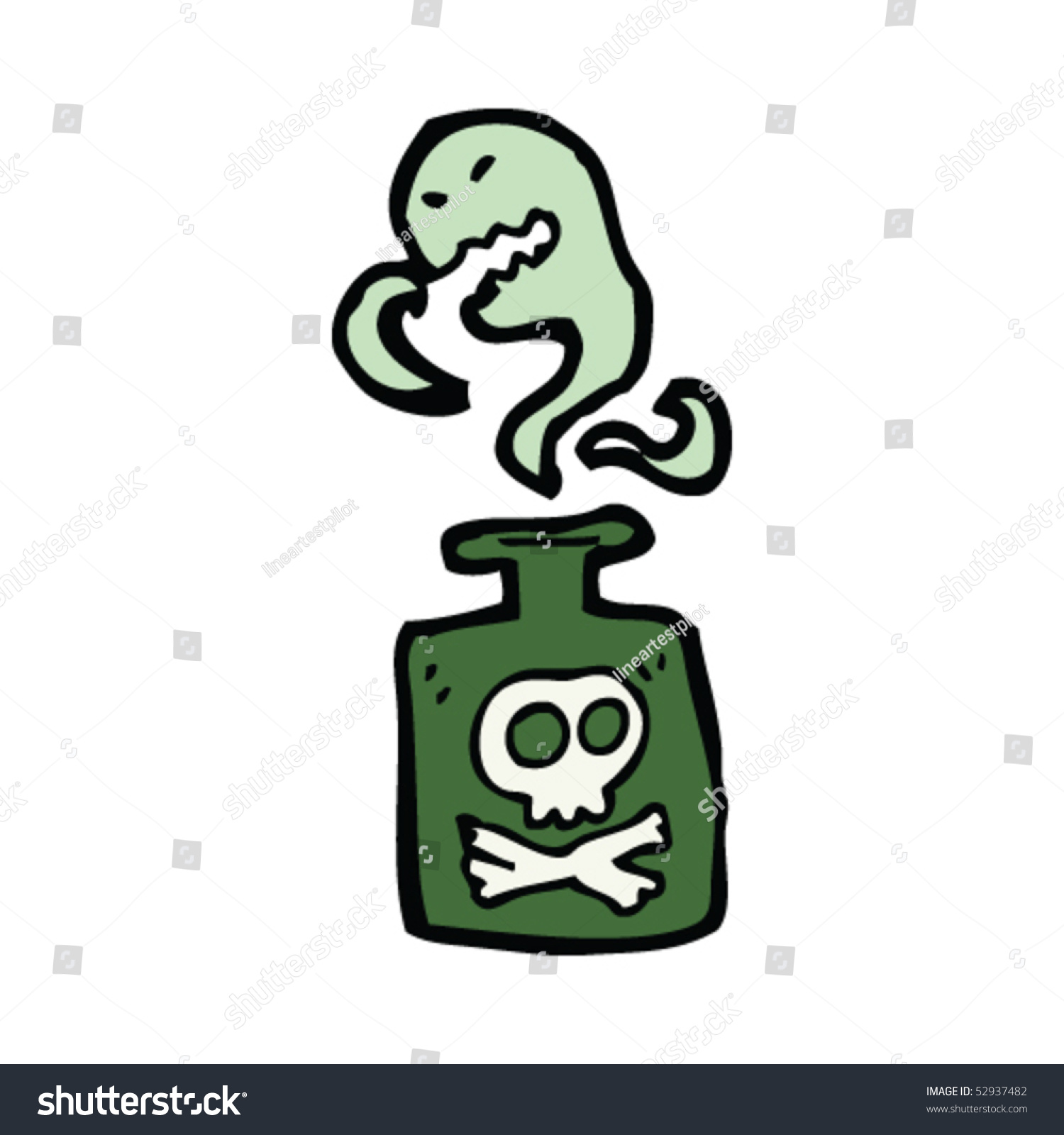 Poison Cartoon Stock Vector 52937482 - Shutterstock