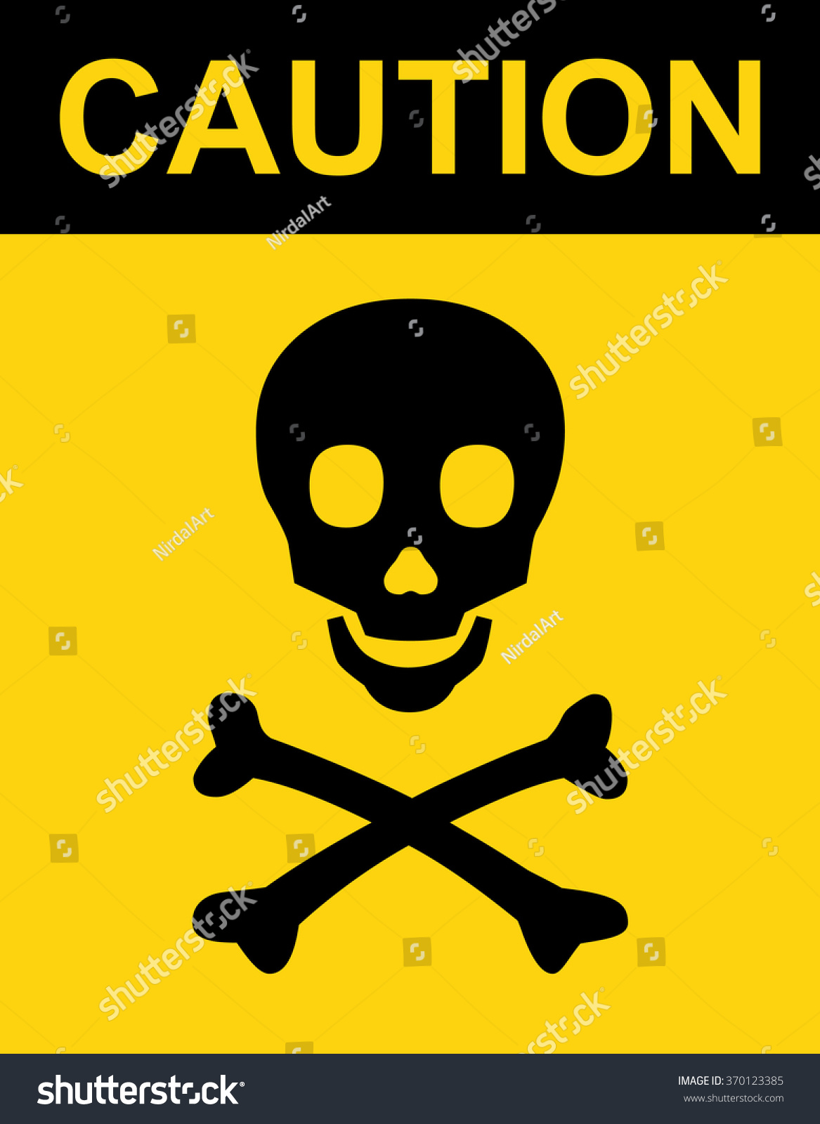Poison Warning Sign Stock Vector (Royalty Free) 370123385 Poison Warning Sign Stock Vector (Royalty Free) 370123385