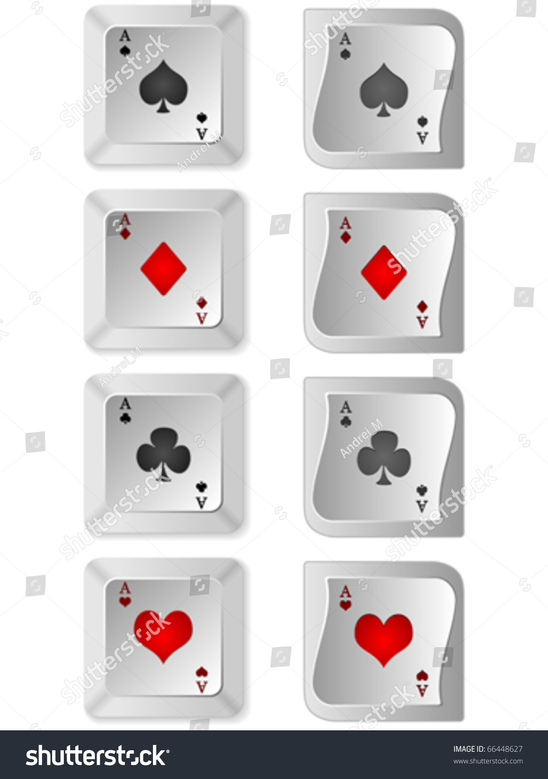 Poker Buttons Stock Vector (Royalty Free) 66448627 | Shutterstock