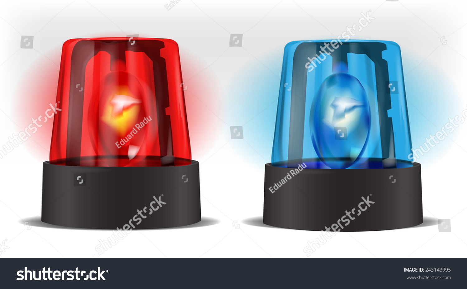 Police Beacon Stock Vector (Royalty Free) 243143995