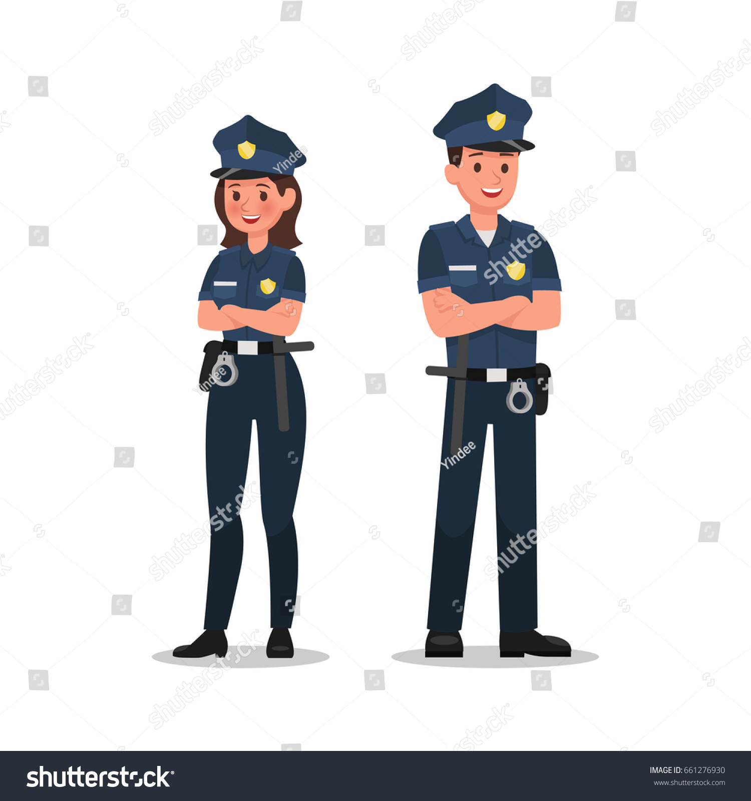 5,653 Police officer cartoon vector white background Images, Stock ...