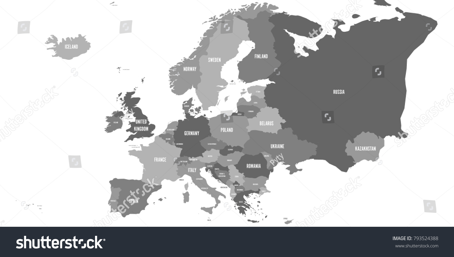 Political Map Europe Continent Four Shades 스톡 벡터(로열티 프리) 793524388 ... Political Map Europe Continent Four Shades 스톡 벡터(로열티 프리) 793524388 ...