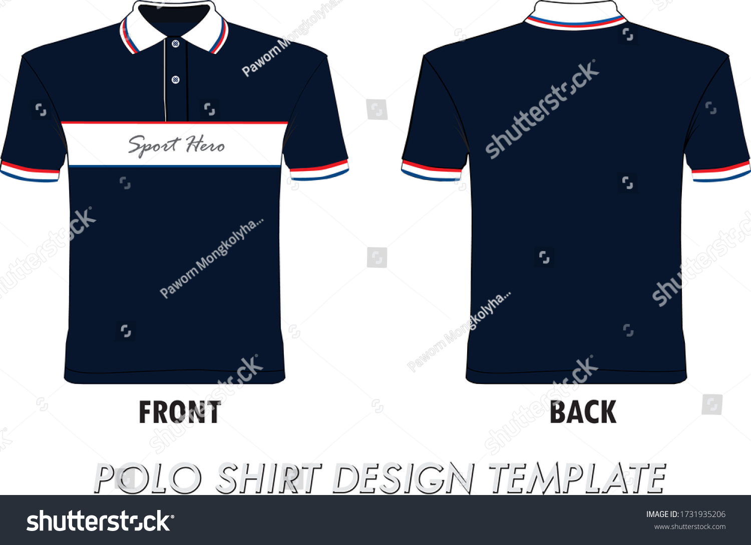 Polo Shirt New Design Pattern Template Stock Vector (Royalty Free ...