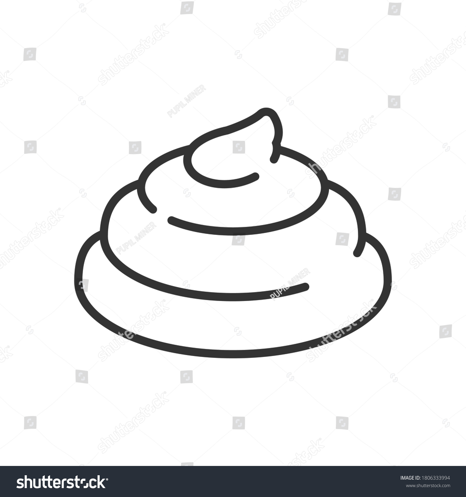 Poo Illustrations Vector Illustrations Isolated Stock Vector (Royalty ...