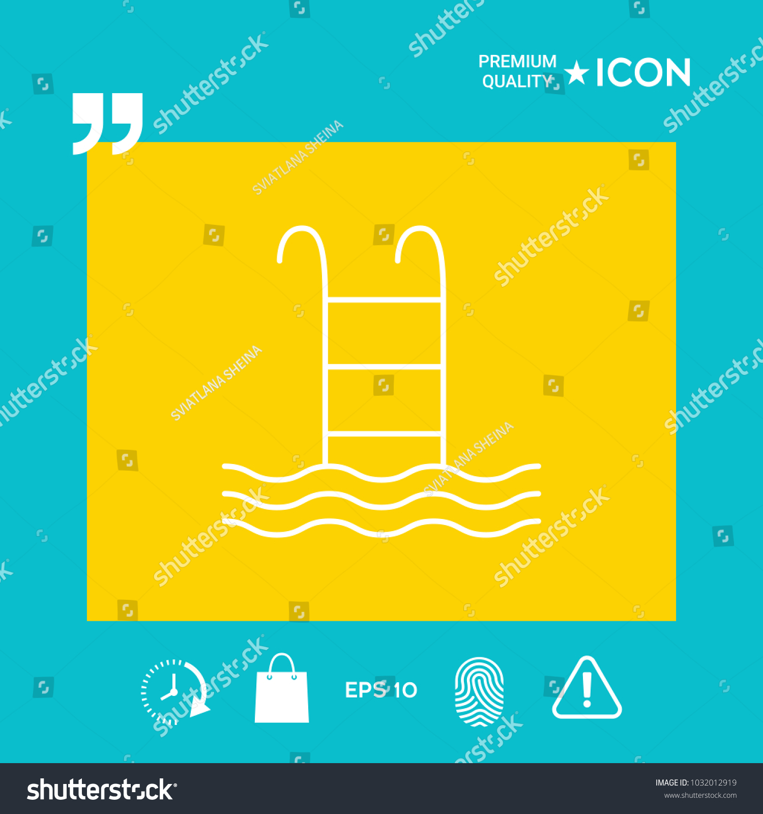 Pool Symbol Icon Stock Vector (Royalty Free) 1032012919
