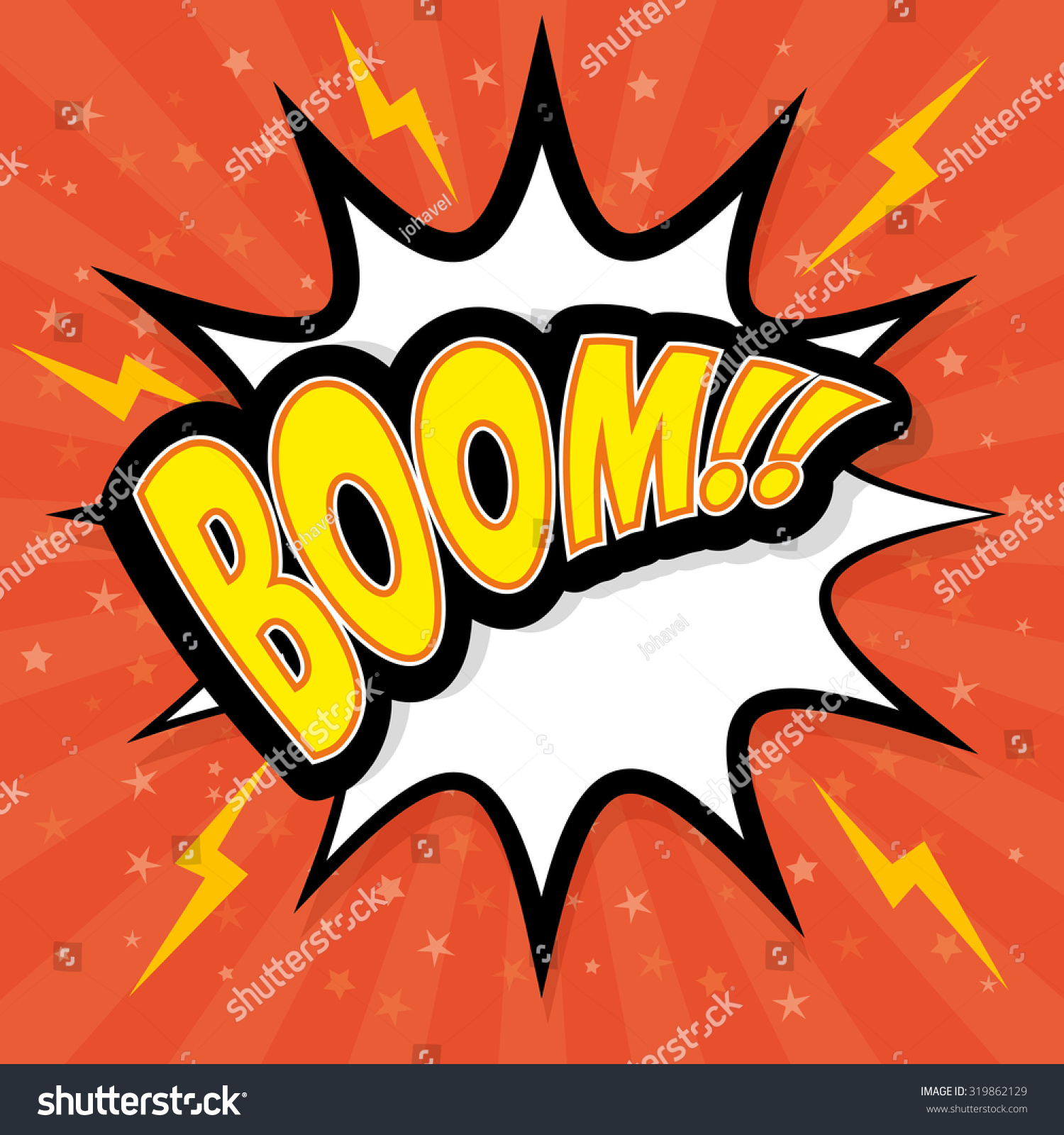 Pop Art Comic Design Vector Illustration Stock Vector (Royalty Free ...