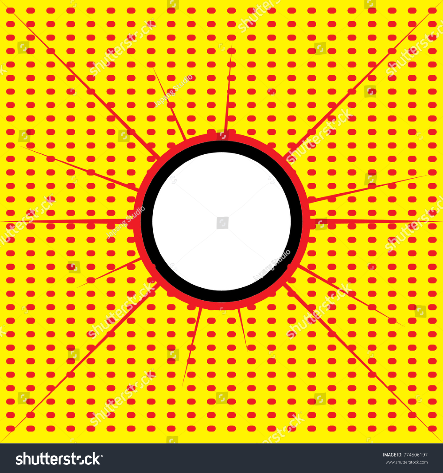 Pop Art Backround Design Stock Vector (Royalty Free) 774506197