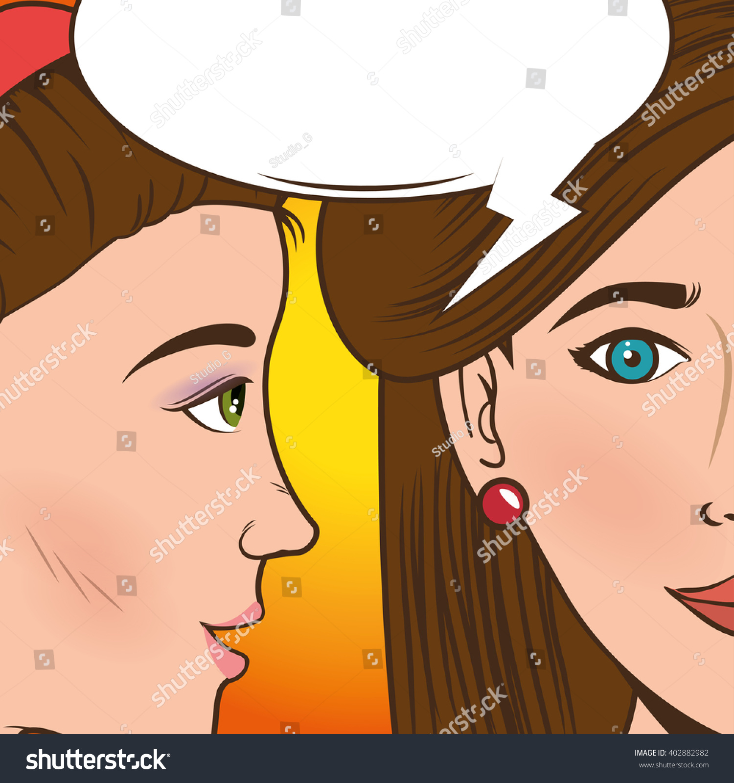 Pop Art Comic Design Stock Vector (Royalty Free) 402882982 | Shutterstock