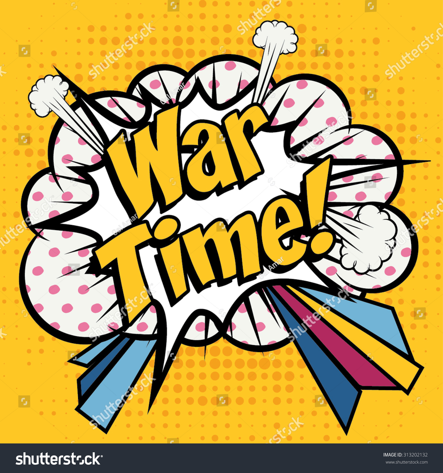 Pop Art Comics Icon War Time: เวกเตอร์สต็อก (ปลอดค่าลิขสิทธิ์ ...