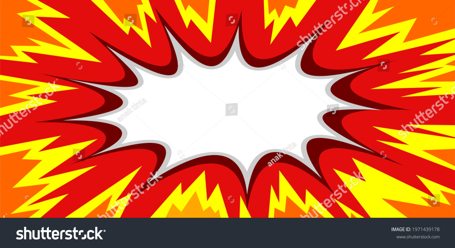 Pop Art Explosion Comic Premium Vector Stock Vector (Royalty Free ...