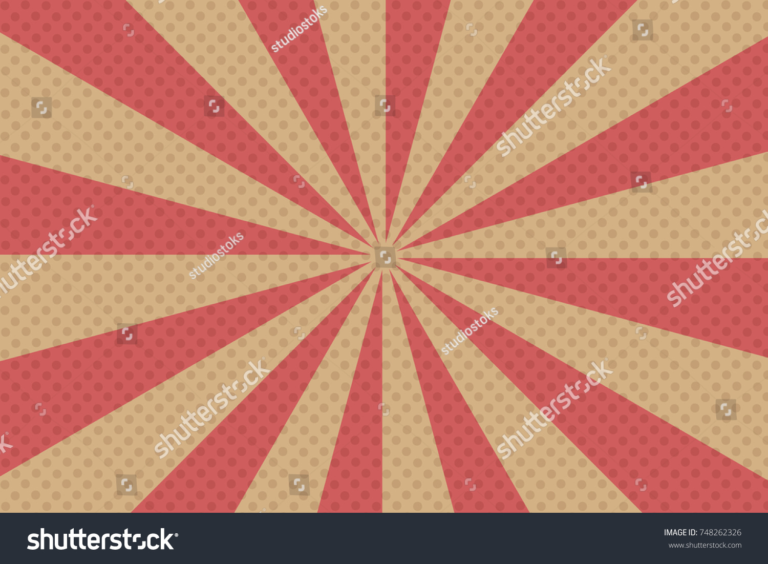 Pop Art Rays Background Retro Vector: vector de stock (libre de ...