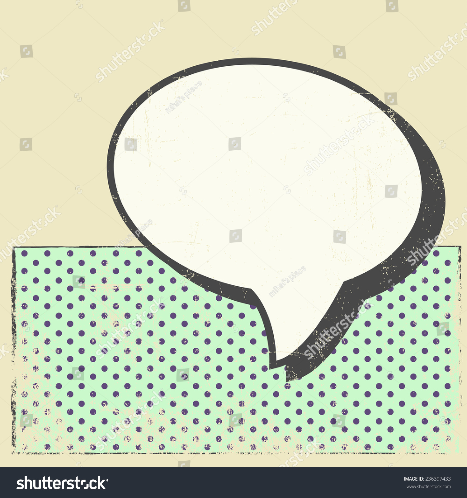 Pop Art Text Bubble Illustration Vector Stock Vector (Royalty Free ...
