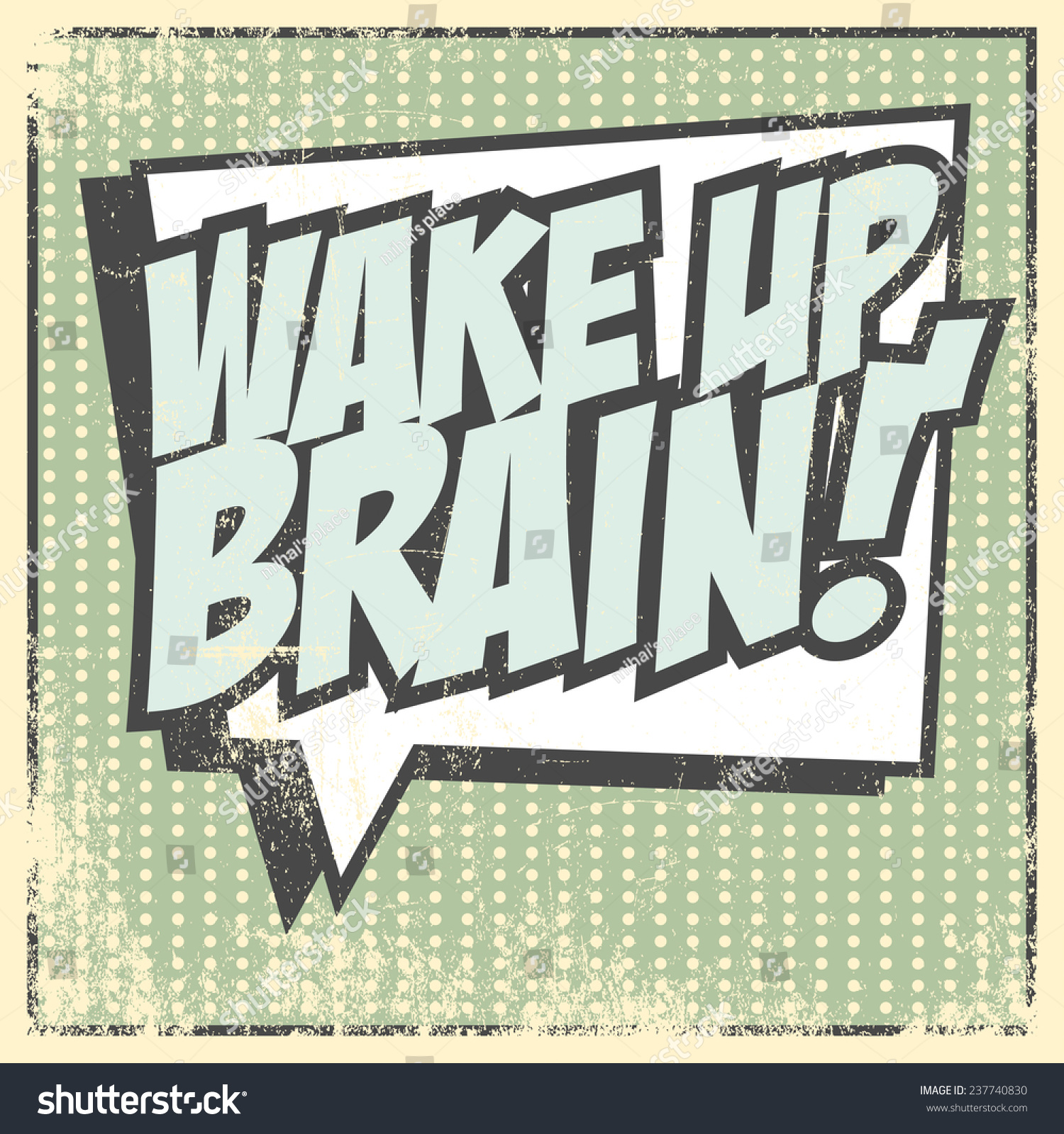 Pop Art Text Bubble Illustration Vector Stock Vector (Royalty Free ...