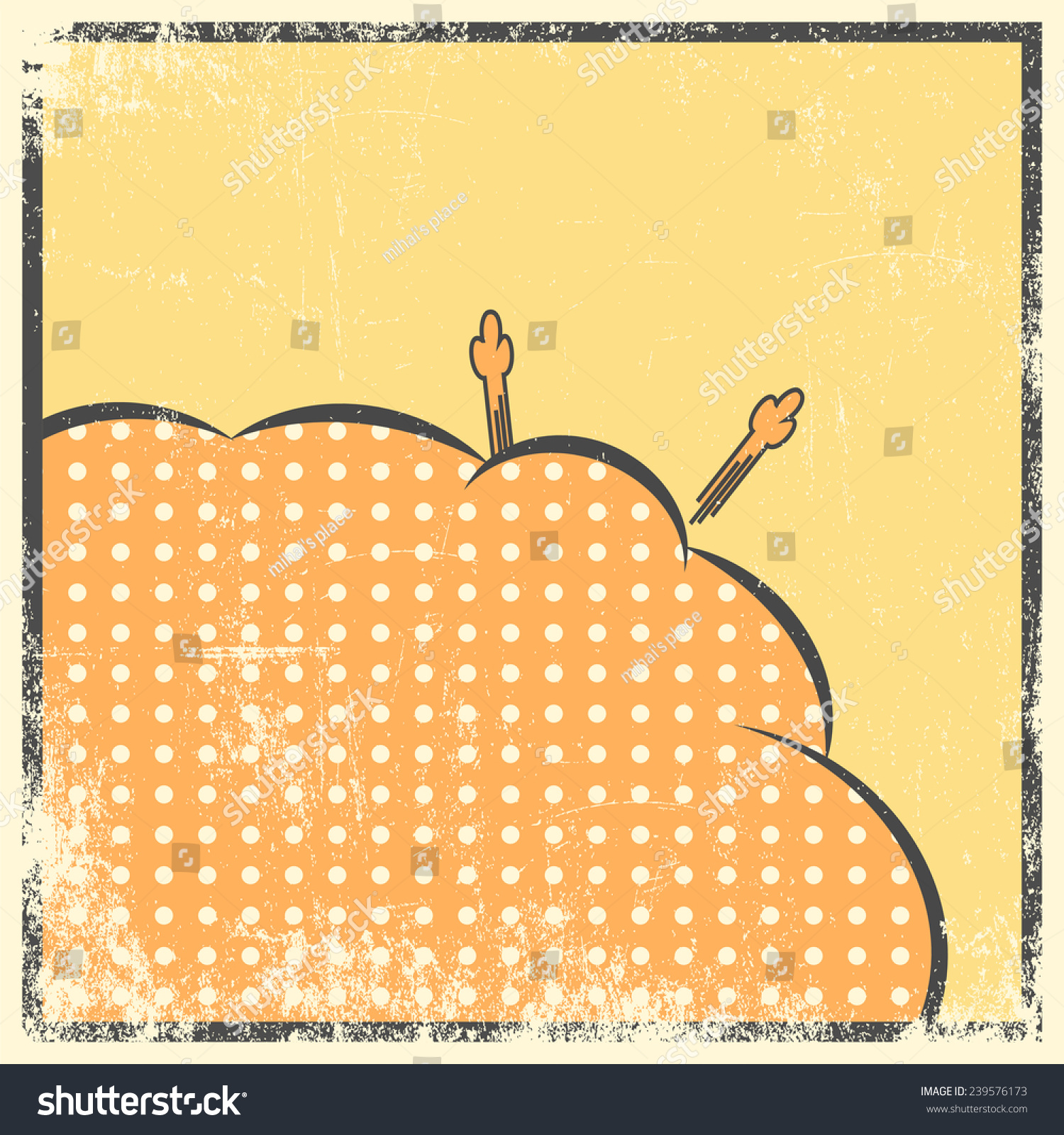 Pop Art Text Bubble Illustration Vector Stock Vector (Royalty Free ...