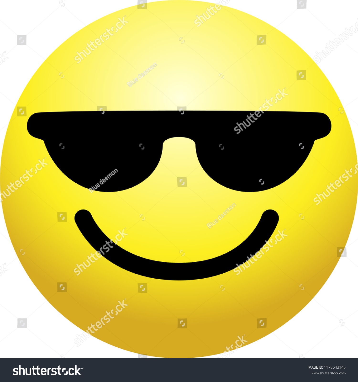 Pop Emoticon Icon Stock Vector (Royalty Free) 1178643145