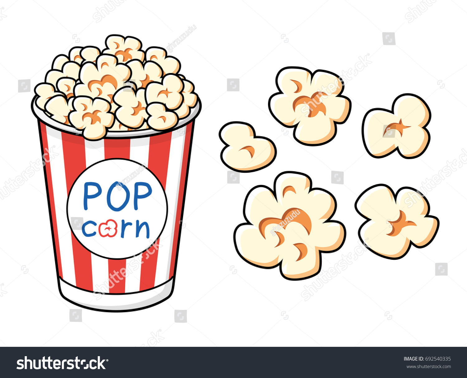 10,520 Cartoon pop corn Images, Stock Photos & Vectors | Shutterstock