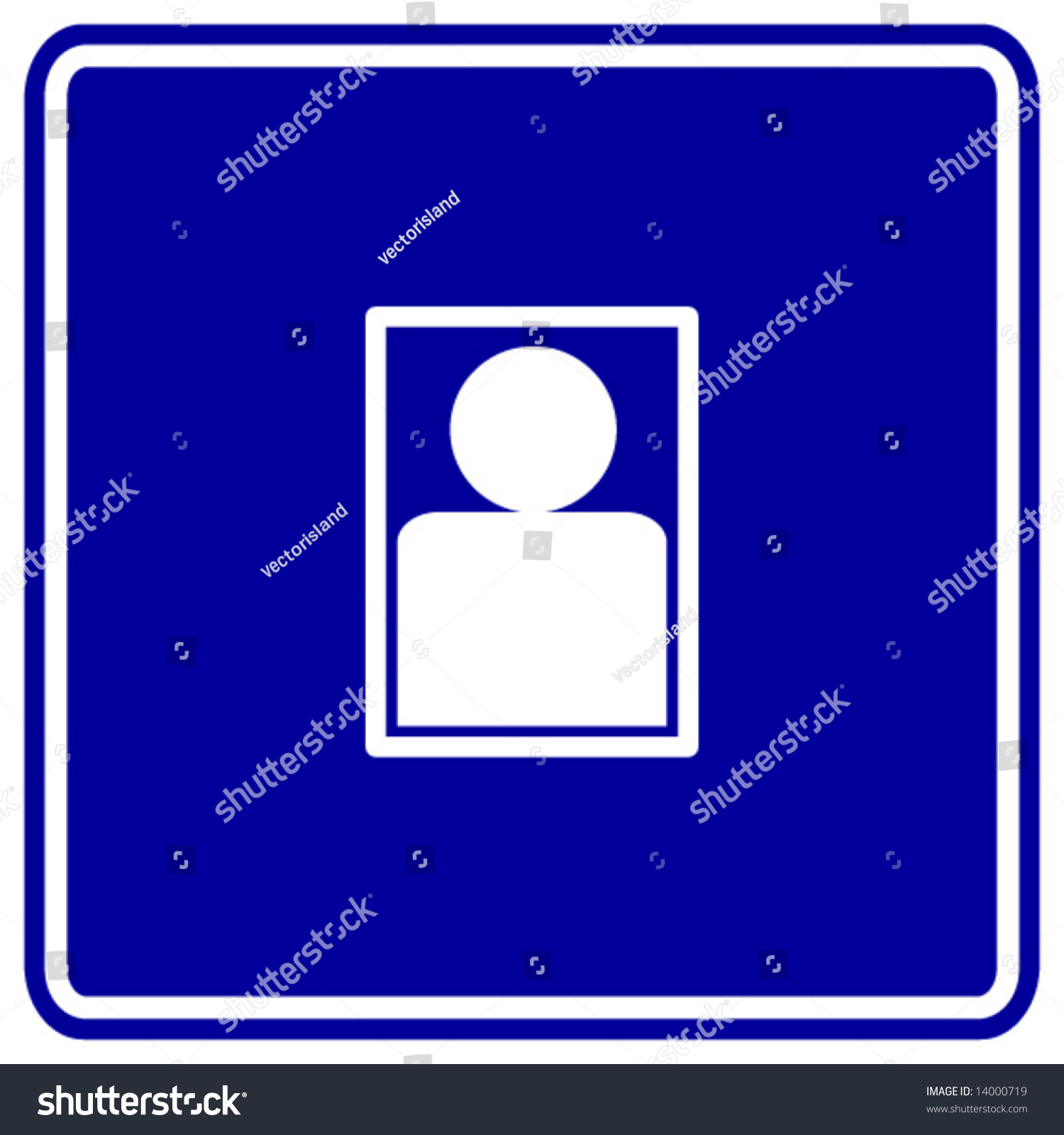 Portrait Sign Stock Vector (Royalty Free) 14000719 | Shutterstock