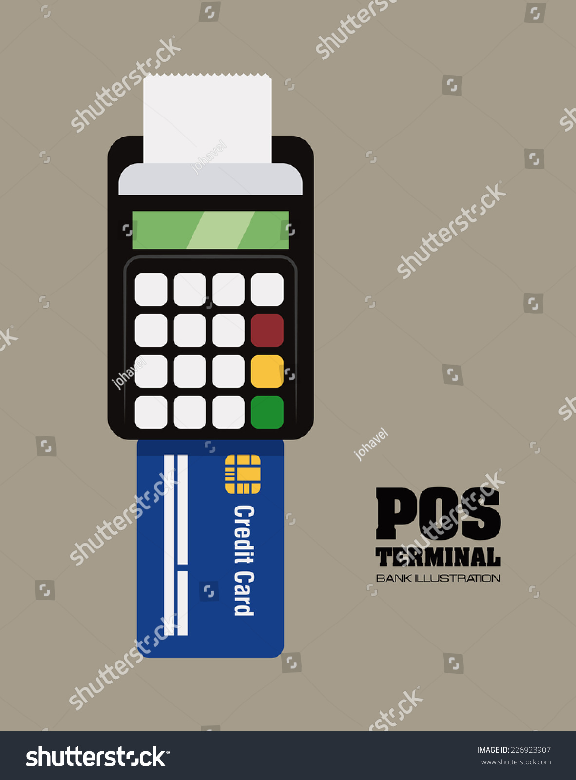 Pos Graphic Design Vector Illustration Stock Vector (Royalty Free ...